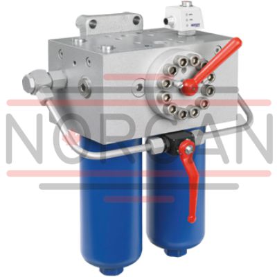 Buy Hengst Hydraulic-Duplex In-line Filter | 400LDN0100-PWR20B00-V5,0-M ...